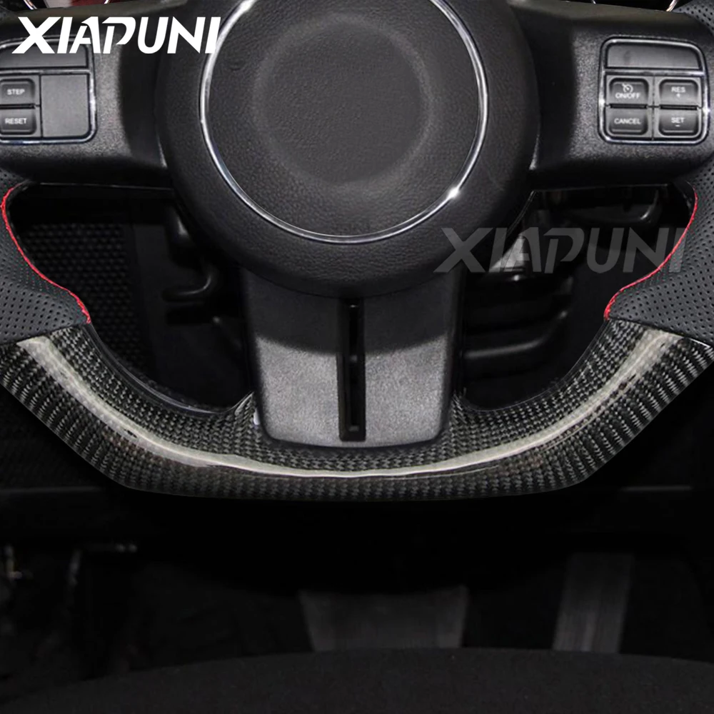 Custom Handmade Carbon Fiber Racing Steering Wheel with LED for Jeep ...