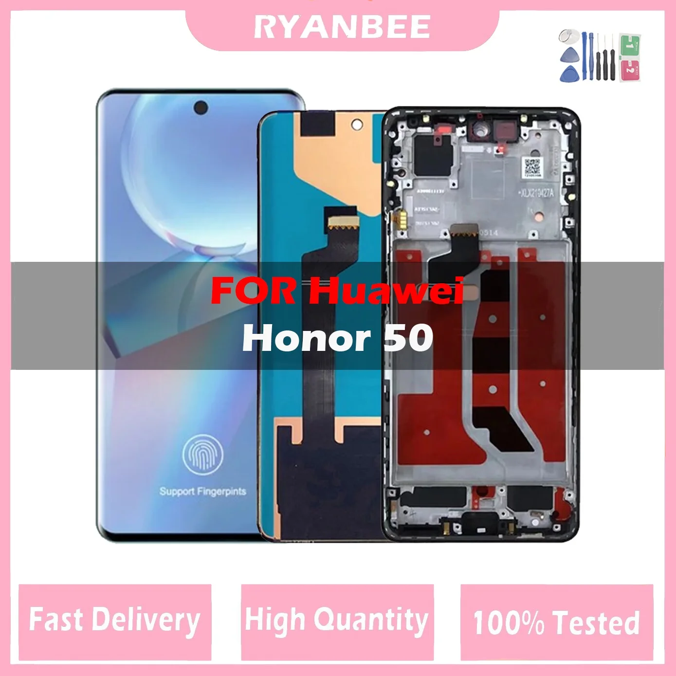 Original-LCD-For-Huawei-Honor-50-NTH-AN00-NTH-NX9-LCD-Display-With ...