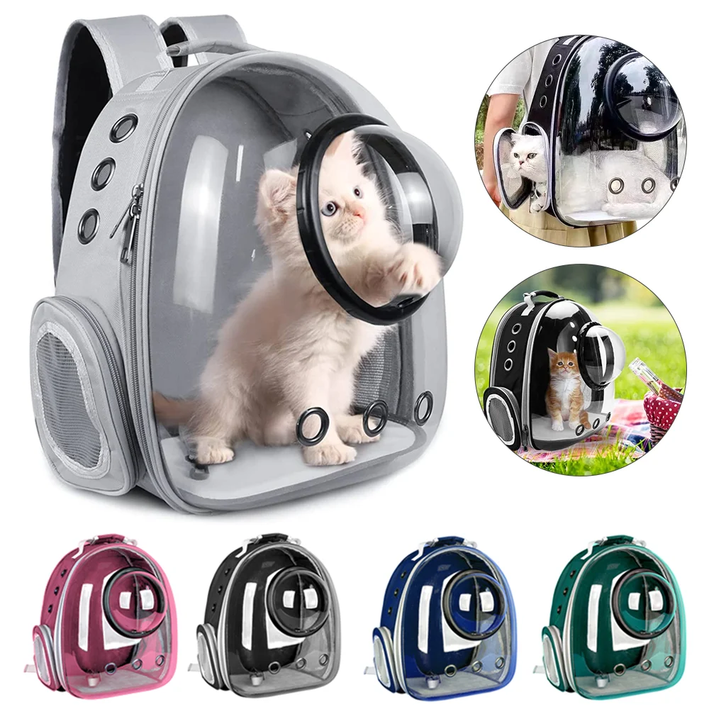 Compact Cat Carrier Bag - Portable Pet Travel Carry On Caddy with ...