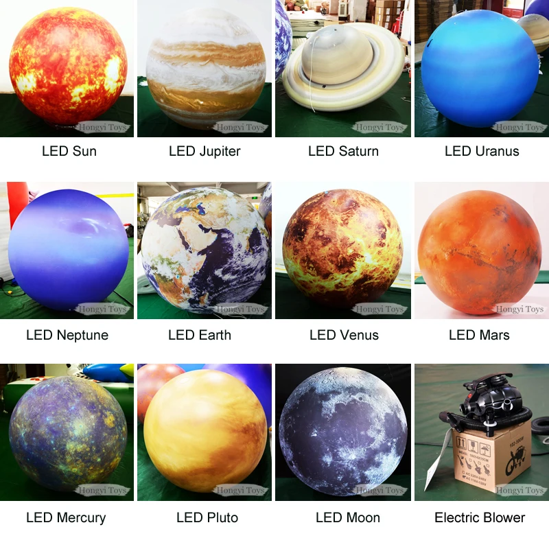 Deflated Inflatable Solar System