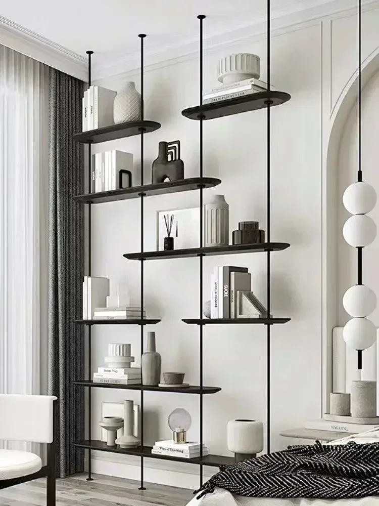 Art-Bookcase-Partition-Shelf-Living-Room-Office-Display-Shelf-Overhead ...