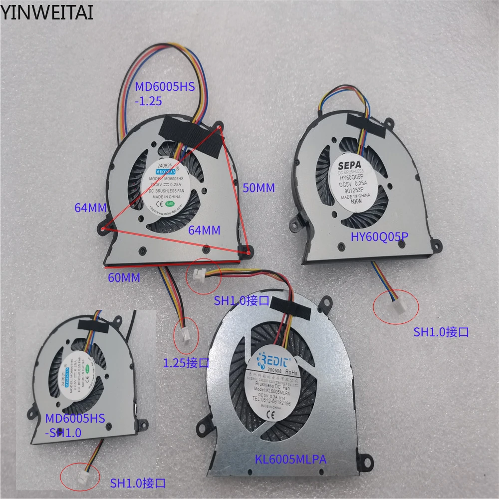 CPU-Fan-for-Lengda-X300-X300V-Hasee-UI41R-UI43-UI45-UI47-U43-U45-HXU411 ...