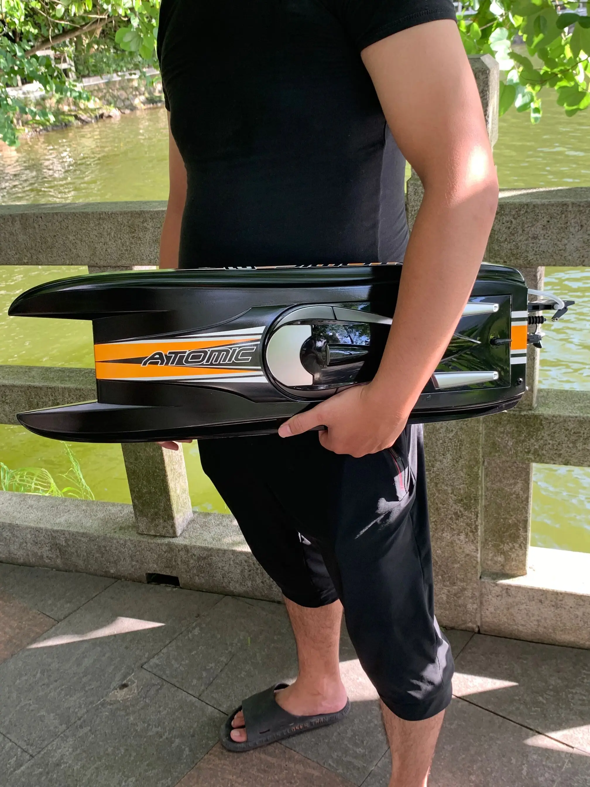 S022 radio controlled boat, 70CM, with max speed of 60 km / h ...