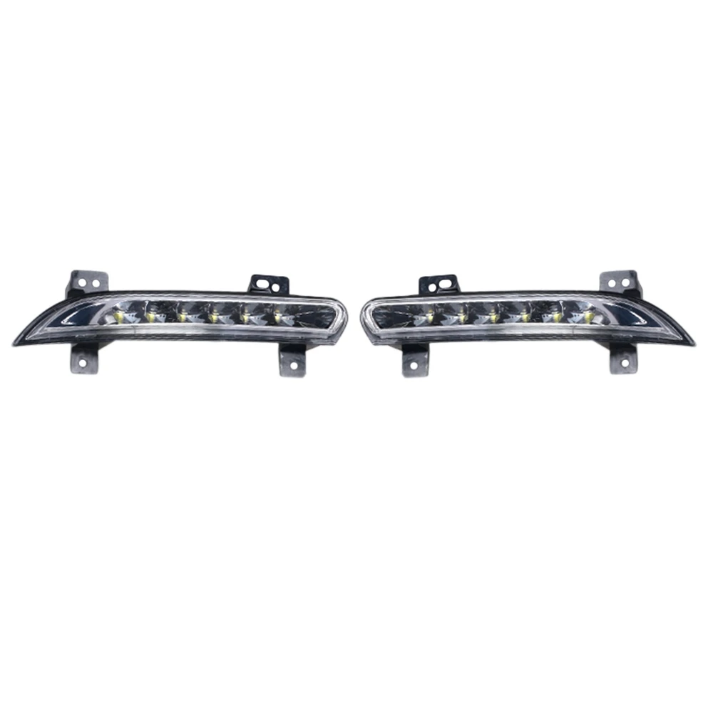 1Pair Car LED DRL Fog Light for Renault Fluence 2014+ Auto Driving Lamp ...