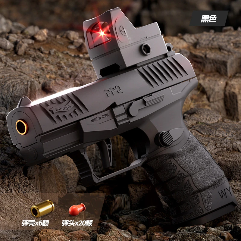 Continuous-Fire-Mini-PPQ-Shell-Ejection-Pistol-Decompression-Radish-Gun ...