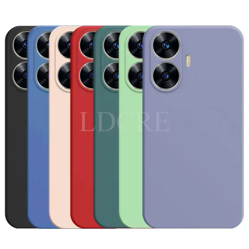 For Realme C55 Case Liquid Silicone Coque For Realme C55 Cover TPU ...