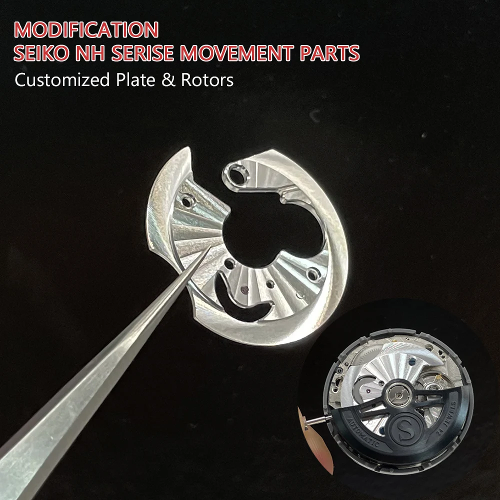 Customized-NH35-Movement-Plate-with-Modified-Oscillating-Weight-Rotors ...