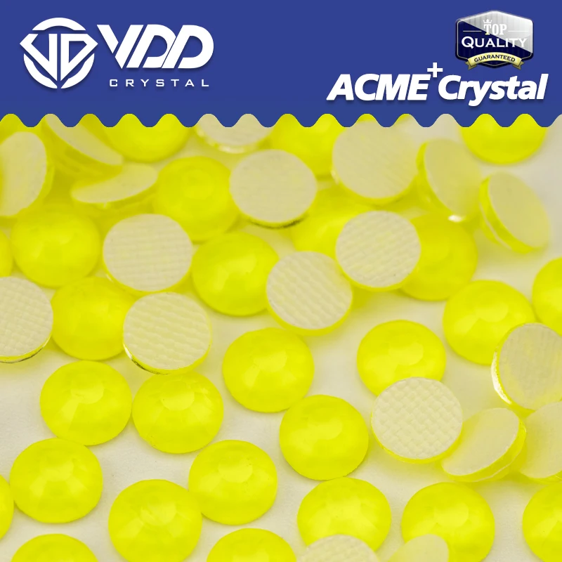 VDD diamantes de imitación de cristal amarillo neón AAAAA, de alta ...