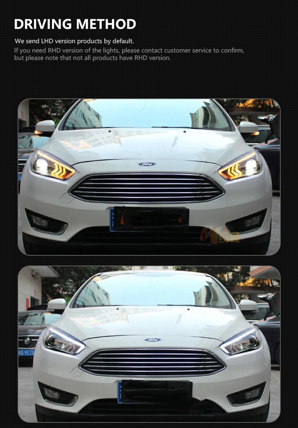 Ford Focus Headlights 2015-2017 New Focus Led Headlight Dynamic Signal ...