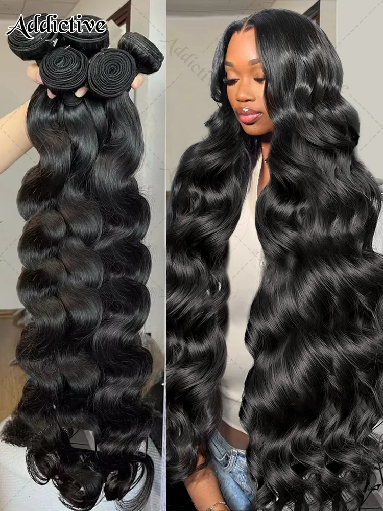 30-32-40-Inch-Body-Wave-3-4-Bundles-Brazilian-Remy-100-Unprocessed ...