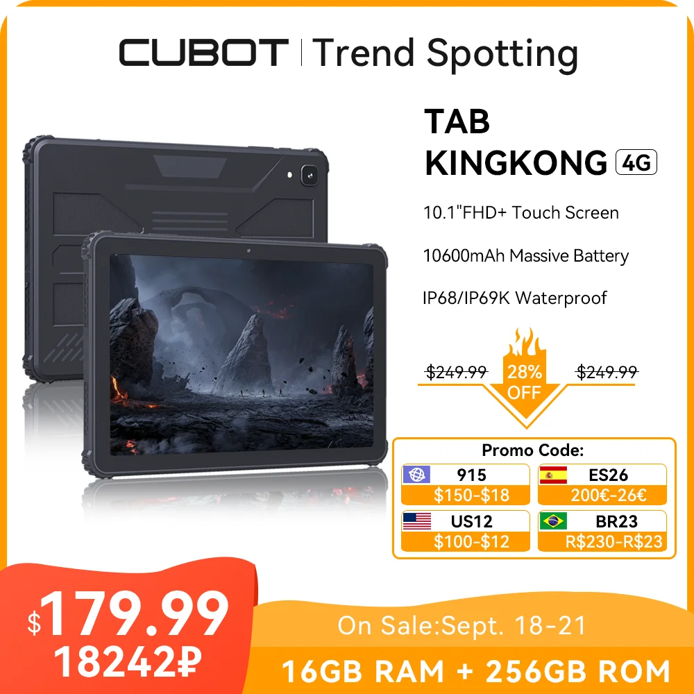 [Estreno mundial] Cubot TAB KINGKONG, resistente tablet Android 13 ...