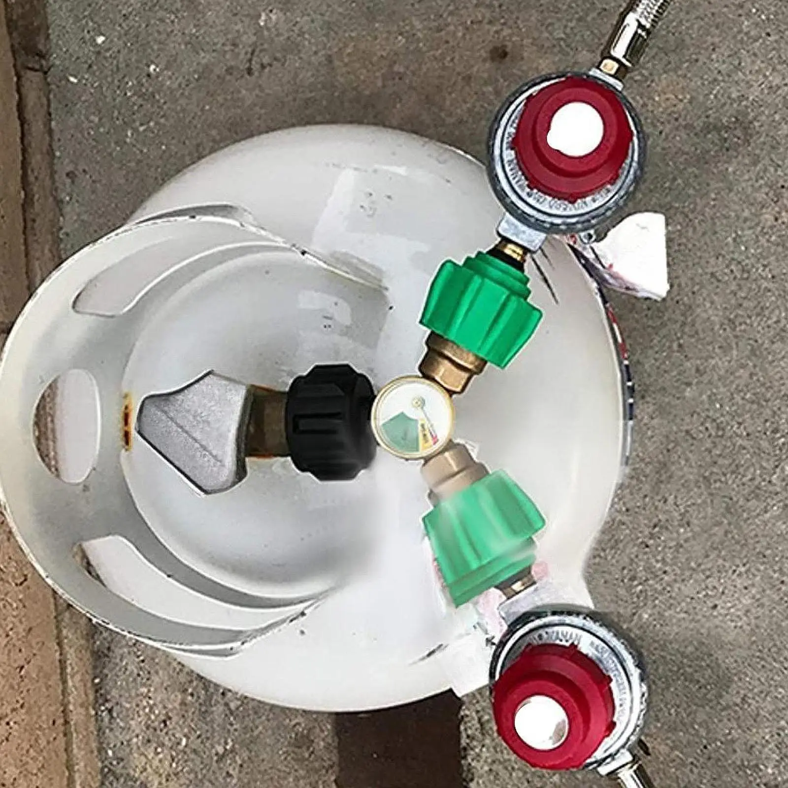 Propane-Splitter-2-Way-with-Shut-Off-Valve-Quick-Connector-Propane ...