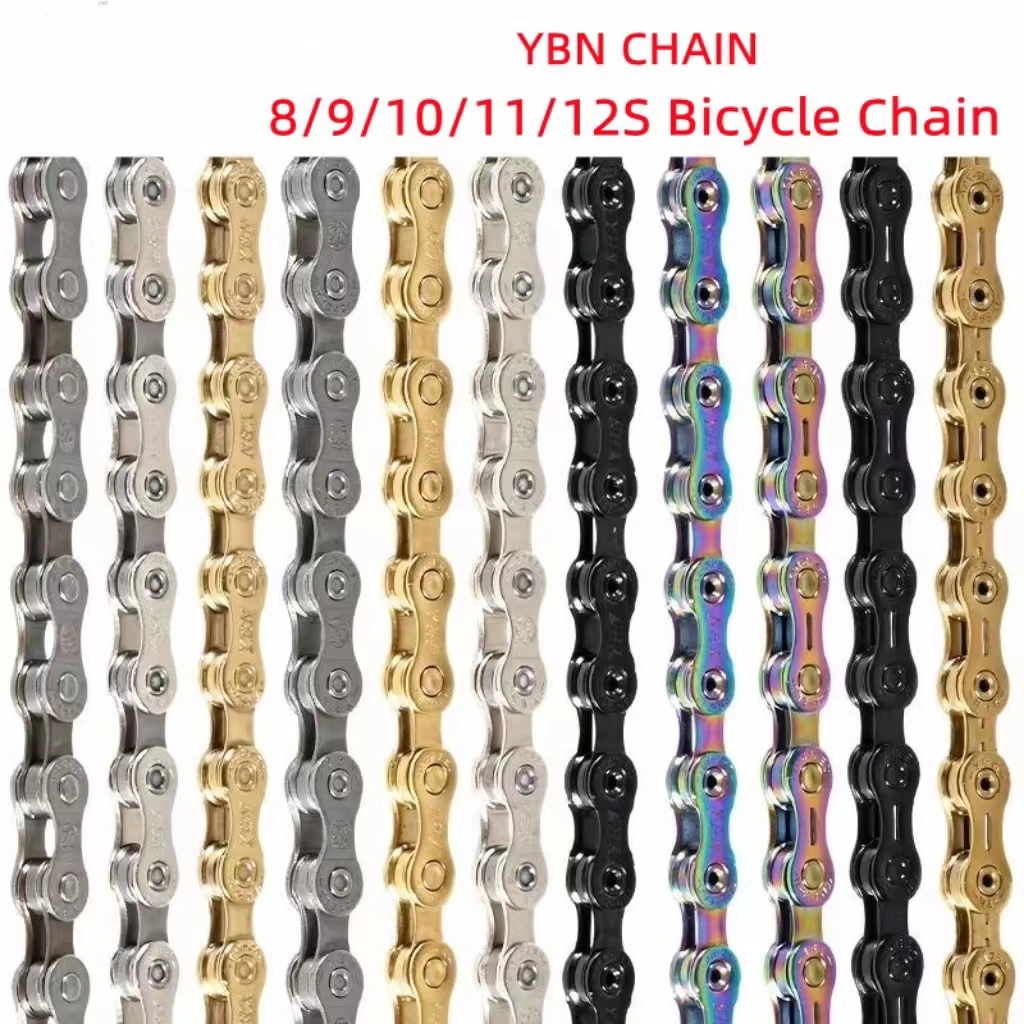 Bicycle-Chains-10-11-12-Speed-SLA-Silver-Hollow-Gold-Oil-Slick-Titanium ...