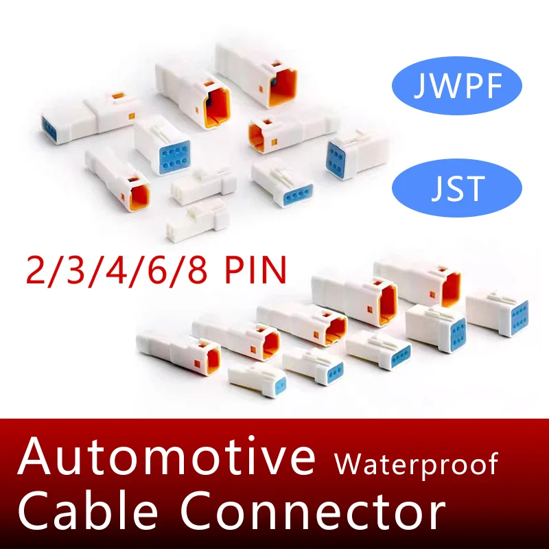 JST-Type-Automotive-Waterproof-Cable-Connector-2-3-4-6-8-pin-JWPF-Butt ...