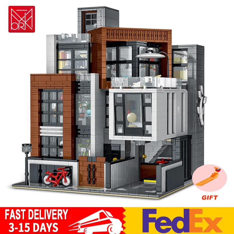 MOC-87366-Modern-Villa-Building-Blocks-Model-Compatible-with-Lego ...