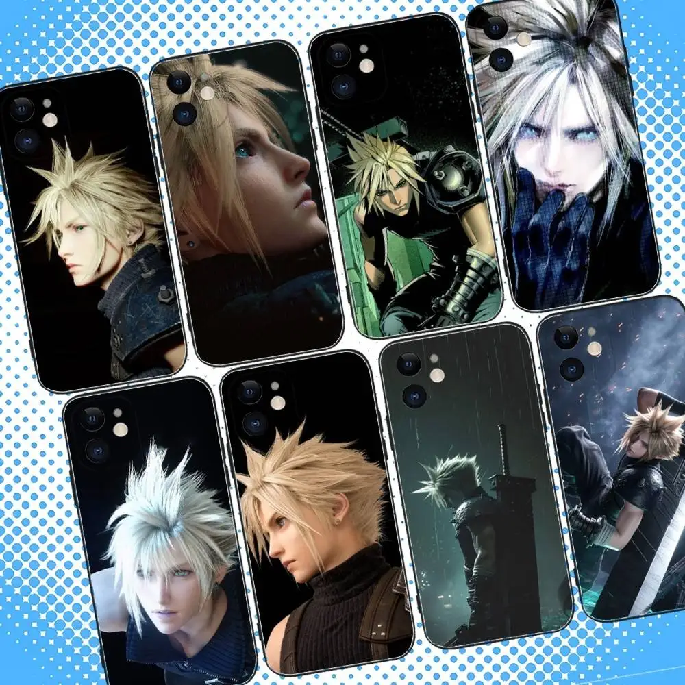 Final Fantasy VII Cloud Strife Phone Case For iPhone 17,16,15,14,13,12 ...
