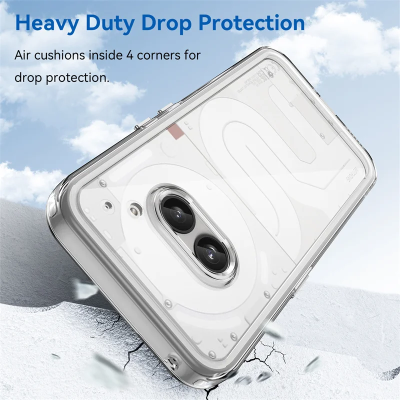 Nothing Phone 2A Phone2A A142 Case Shockproof Silicone TPU Bumper Clear ...
