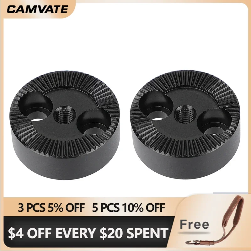 CAMVATE-5-Pieces-Standard-ARRI-Rosette-Mounting-Adapter-With-M6-Female-Thread-1-4-20-Fitting.jpg
