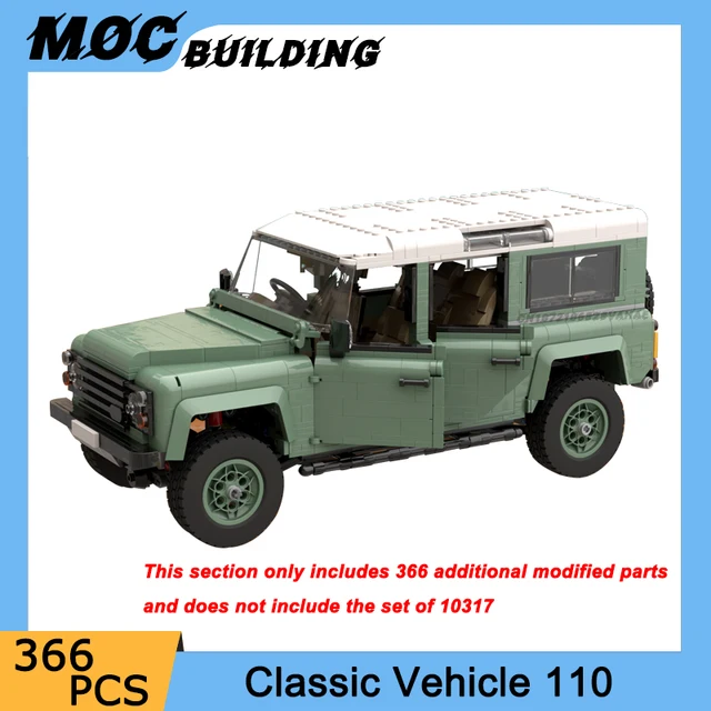 MOC Building Blocks Classic Off-Road Vehicle Model Famous High-Tech ...