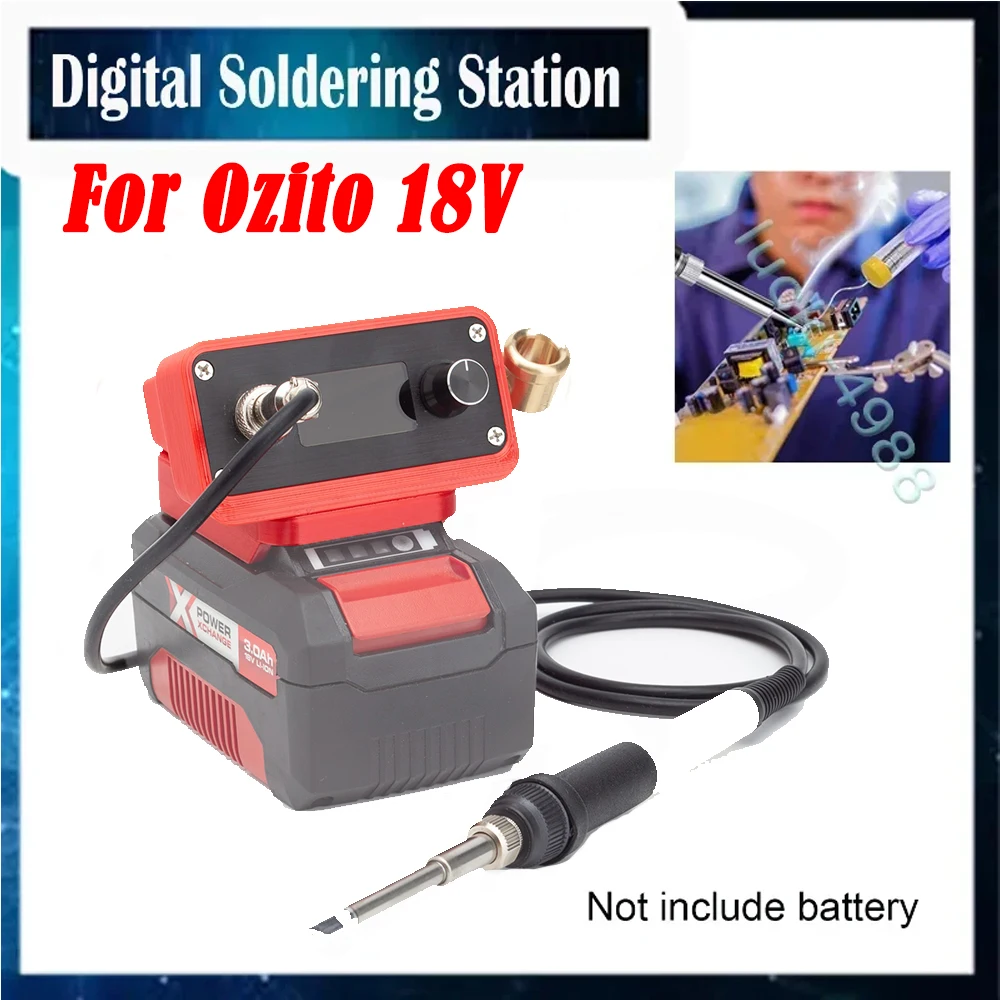 T12 Soldering Iron Cordless Soldering For Ozito 18V Battery Electric ...