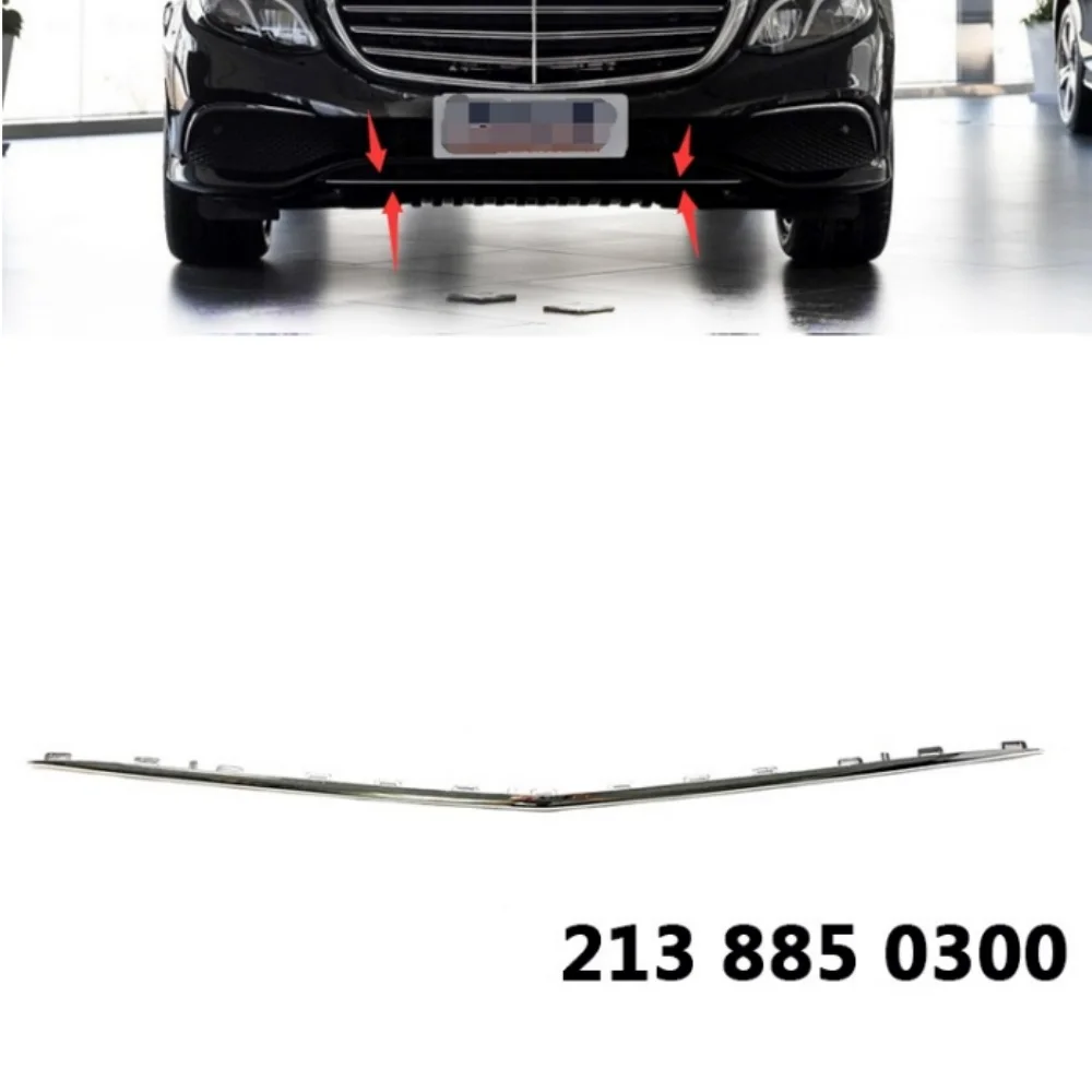 Front-bumper-decorative-strip-For-Mercedes-Benz-E-Class-W213-2016-2018 ...