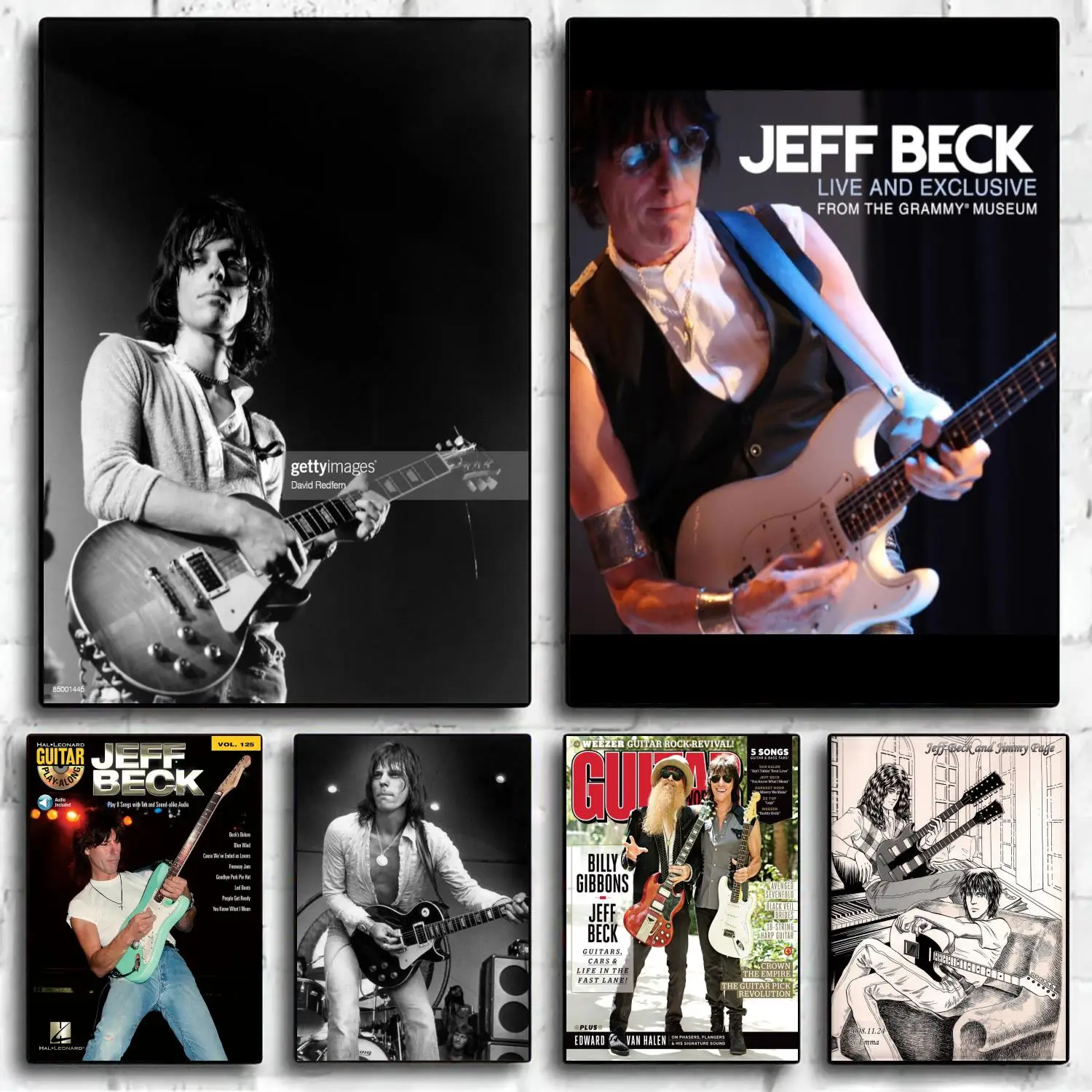 Jeff-Beck-Band-Decoration-Art-Poster-Wall-Art-Personalized-Gift-Modern ...