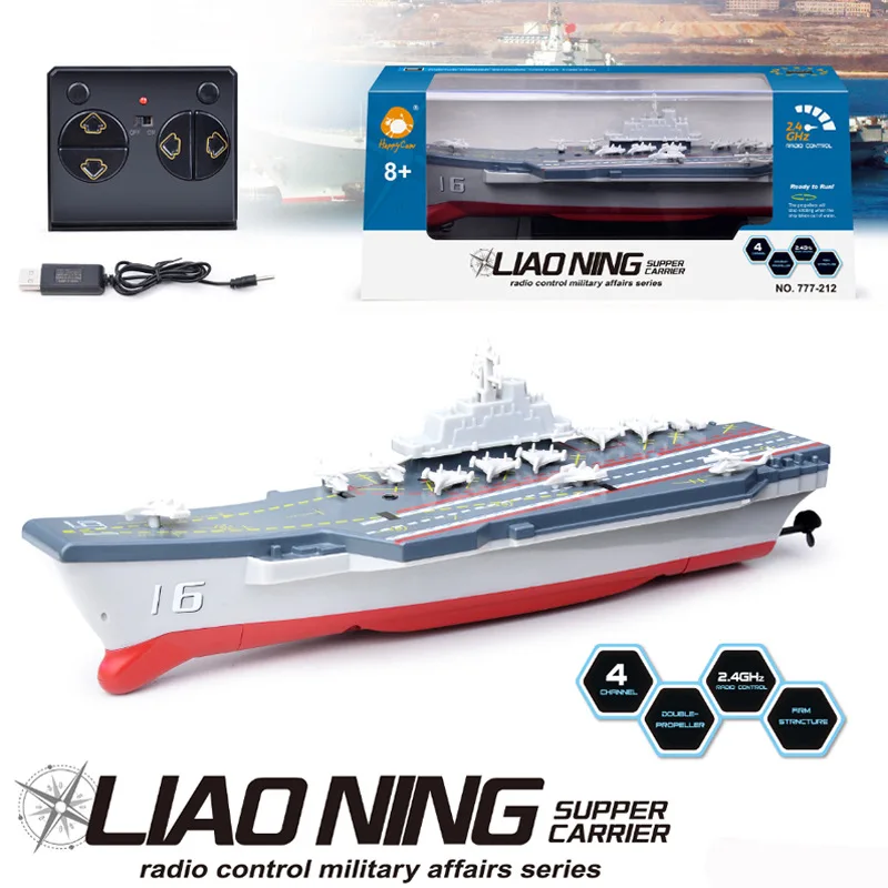 RC-Boat-Warship-2-4GHZ-Toys-Remote-Control-Mini-Electric-Carrier ...