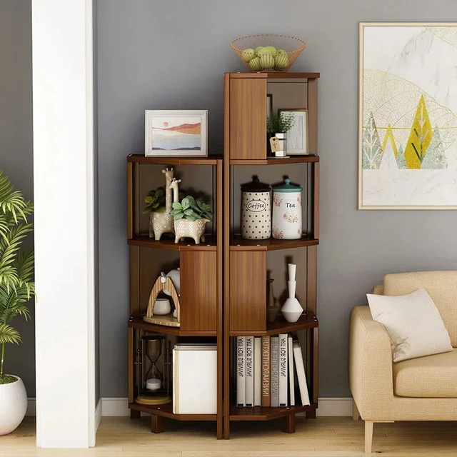 Living Room Storage Triangle Cabinet & Display Furniture – Assorted Produce