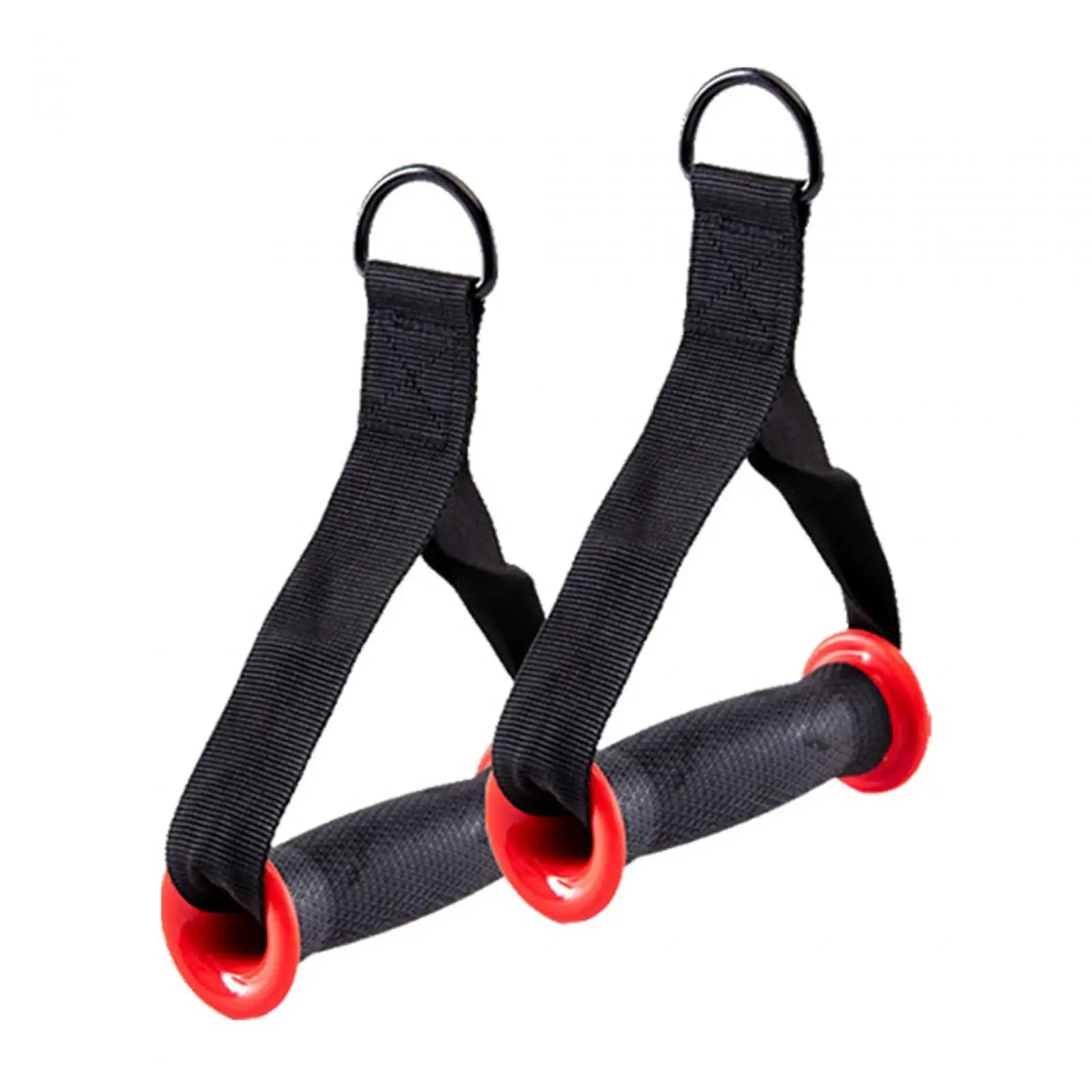 2Pcs-Gym-Handle-Body-Fitness-Resistance-Exercise-Attachment-Stirrup-Ab ...