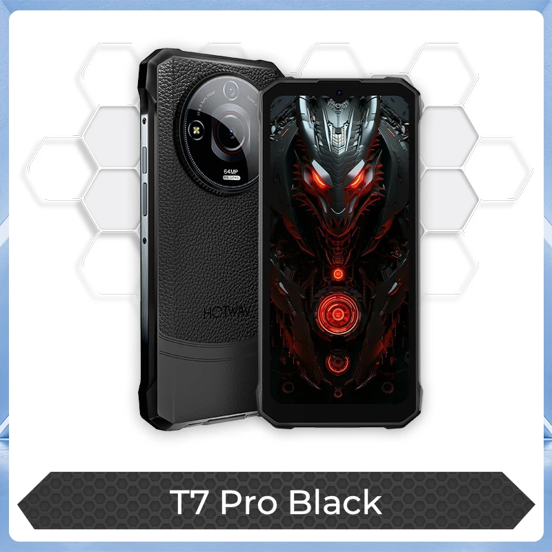 HOTWAV T7 Pro 6/256GB Rugged Smartphone 6.6inch FHD+ 2K 6280mAh MT8788 ...