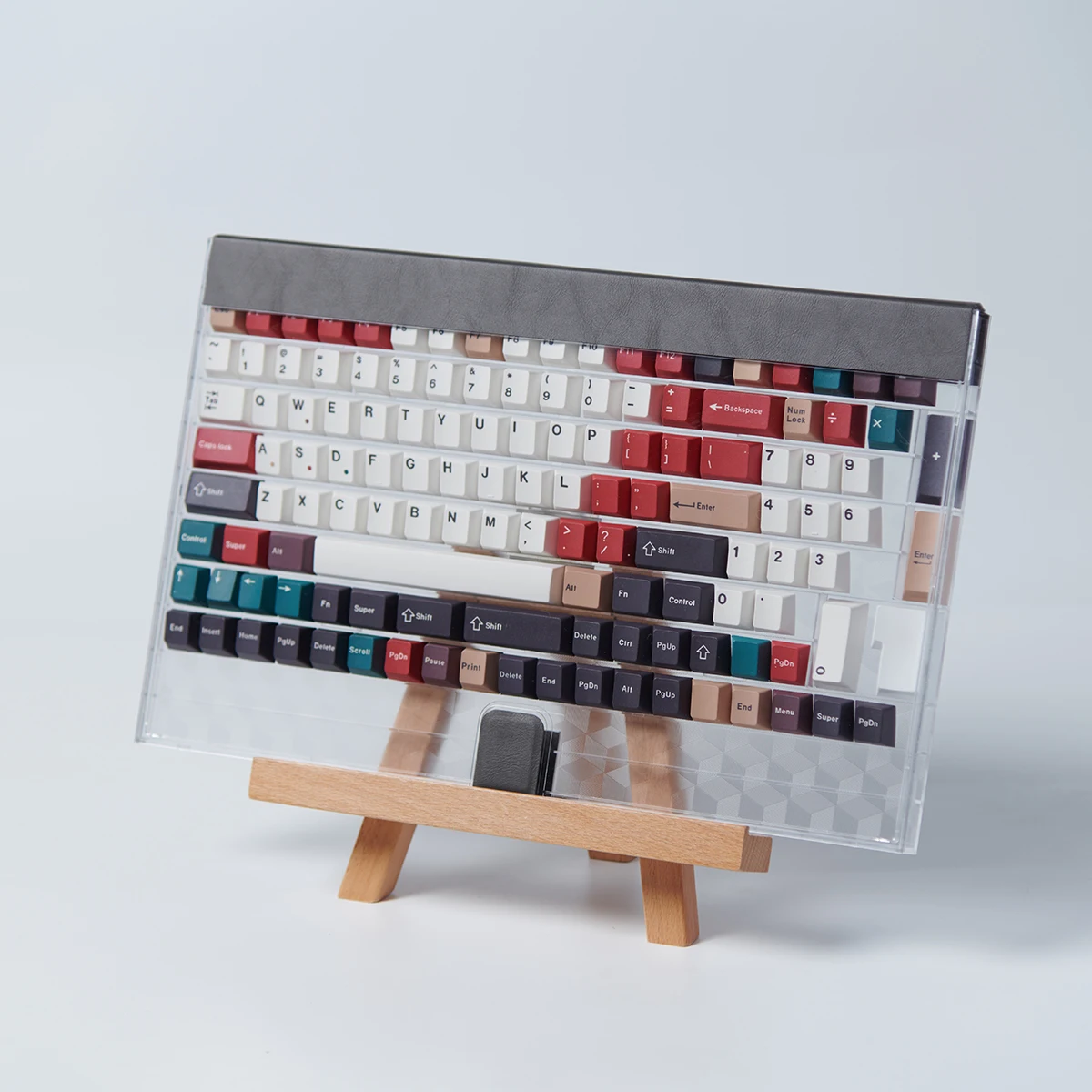 ECHOME-Transparent-Keycap-Storage-Case-PC-Plastic-Magnetic-Dustproof ...