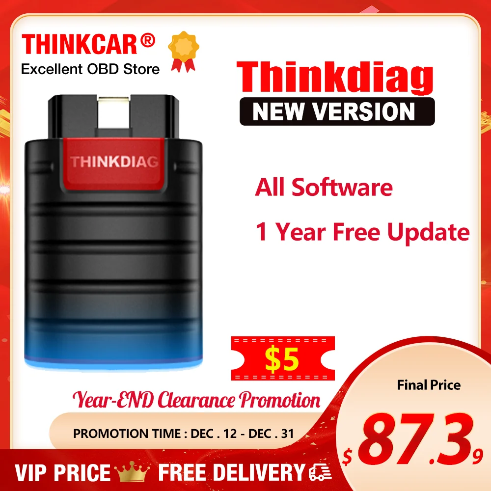 Thinkcar Thinkdiag Old Version All System Software Free 1Year Car ...
