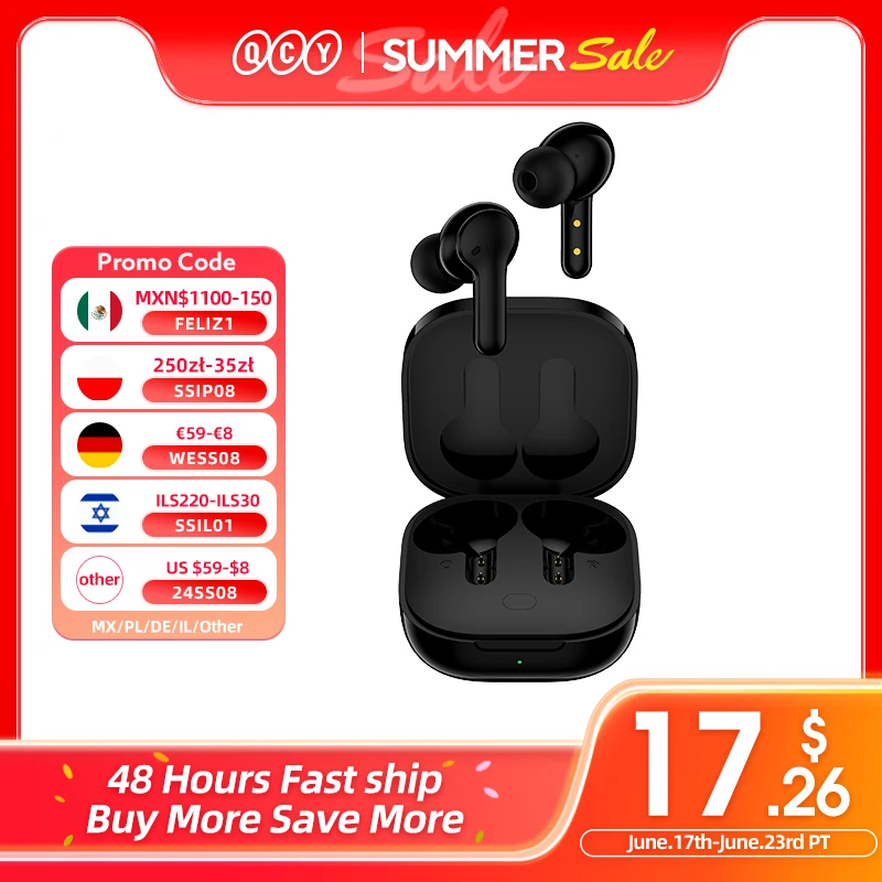 QCY-T13-Wireless-Smart-Headphone-BT5-1-TWS-Earphone-4-Mic-ENC-HD-Call ...