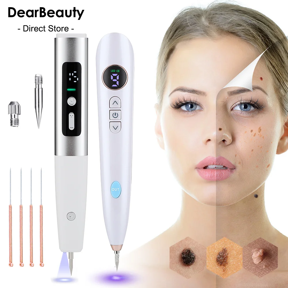 Skin Tag Remover Wart Berrugas Eliminator LED Plasma Pen Papillomas ...