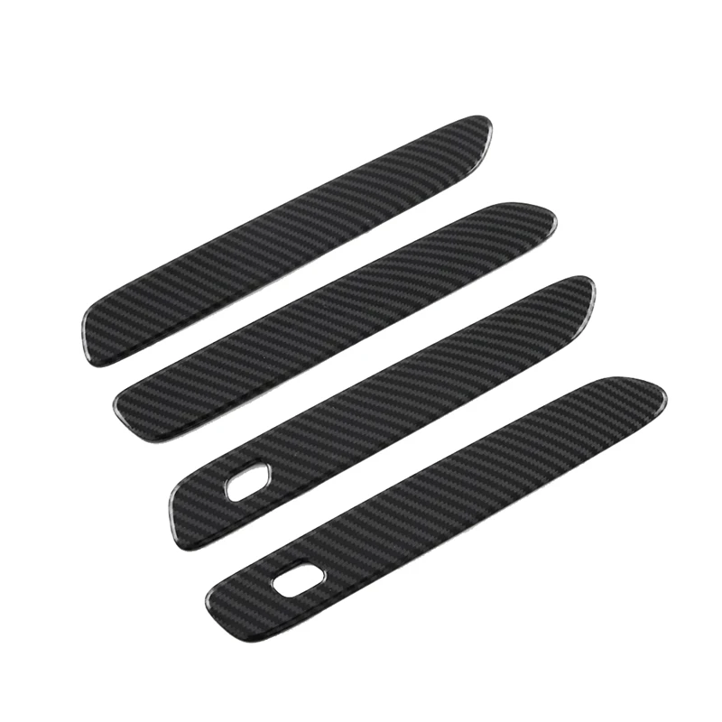 4PCS-Exterior-Outer-Door-Handles-Trim-Cover-Carbon-Fiber-Color-For-BYD ...
