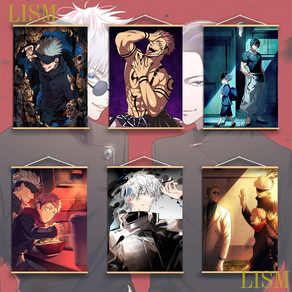 Jujutsu Kaisen Schultasche Anime Umhängetasche JJK Gojo Satoru - Canvas ...