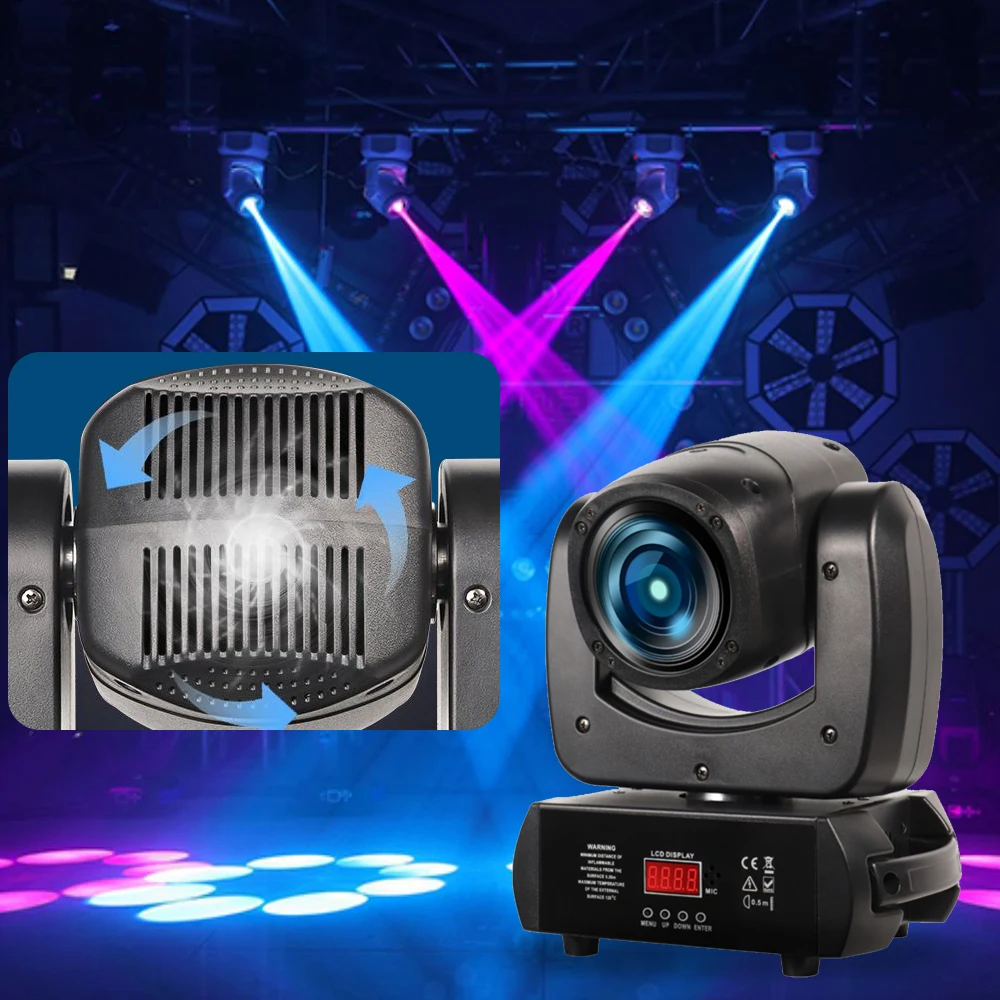 Pro-Beam-Mini-Led-Moving-Head-100W-Pattern-Beam-Projector-Spot-Stage ...
