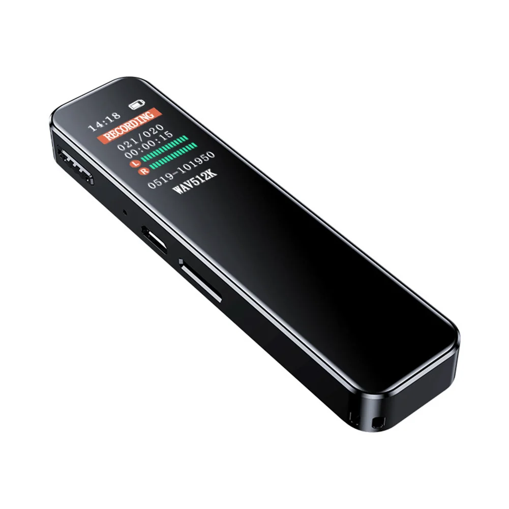 Digital-Voice-Recorder-USB-Charging-Voice-Recorder-Metal-Housing-Audio ...