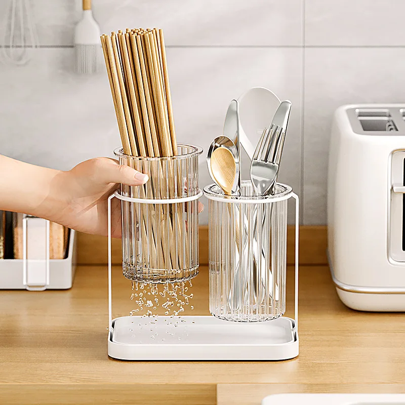 Kitchen Chopsticks Spoon Storage Box | Chopstick Storage Rack Kitchen ...