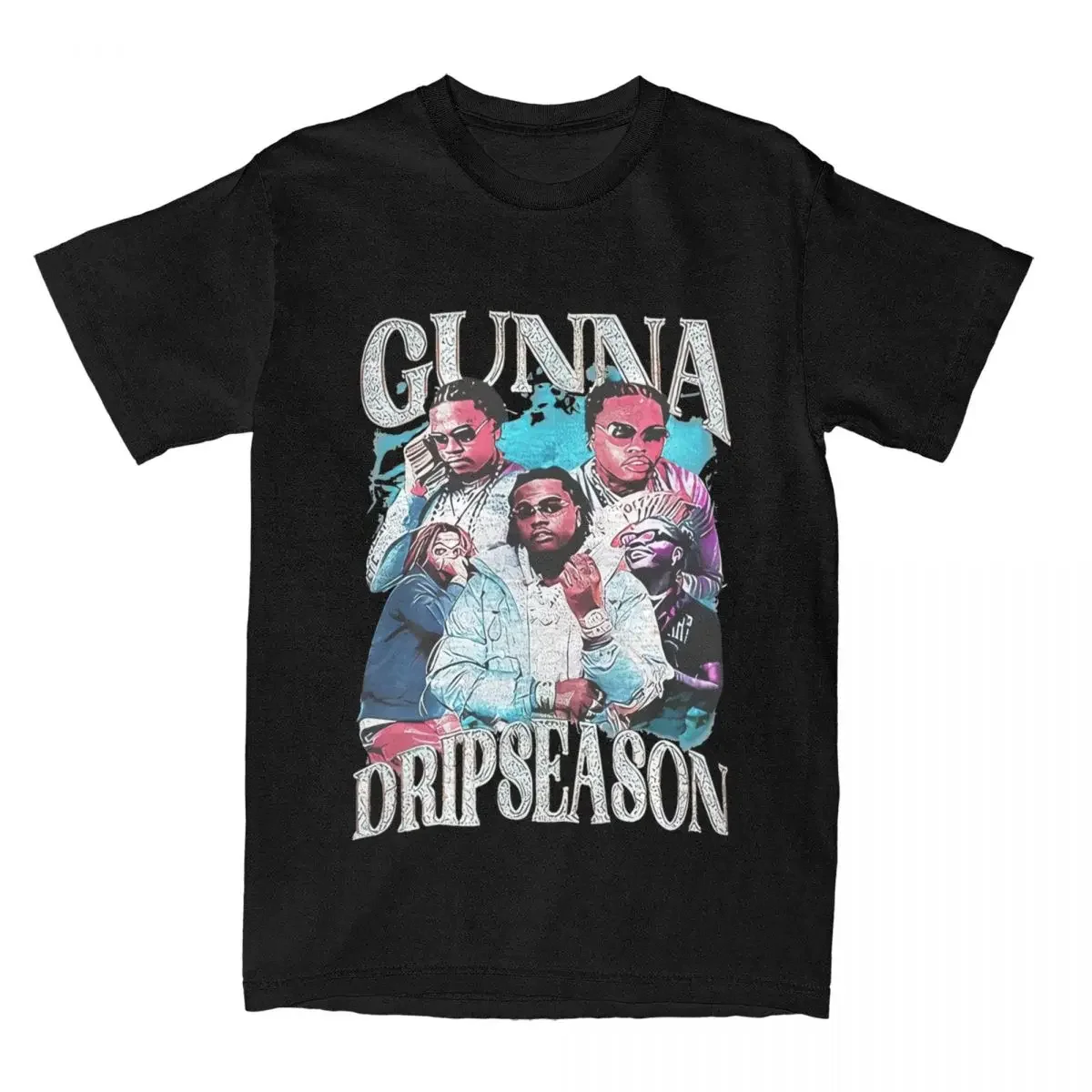 Men-Women-Rapper-Gunna-Wunna-World-Graphic-Printed-Tee-Shirt ...