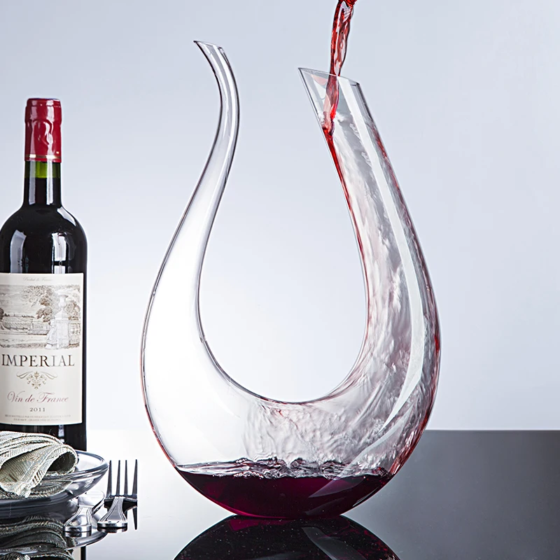Handmade Crystal Decanter, Red Wine Bottle, Brandy Champagne, Whisky ...