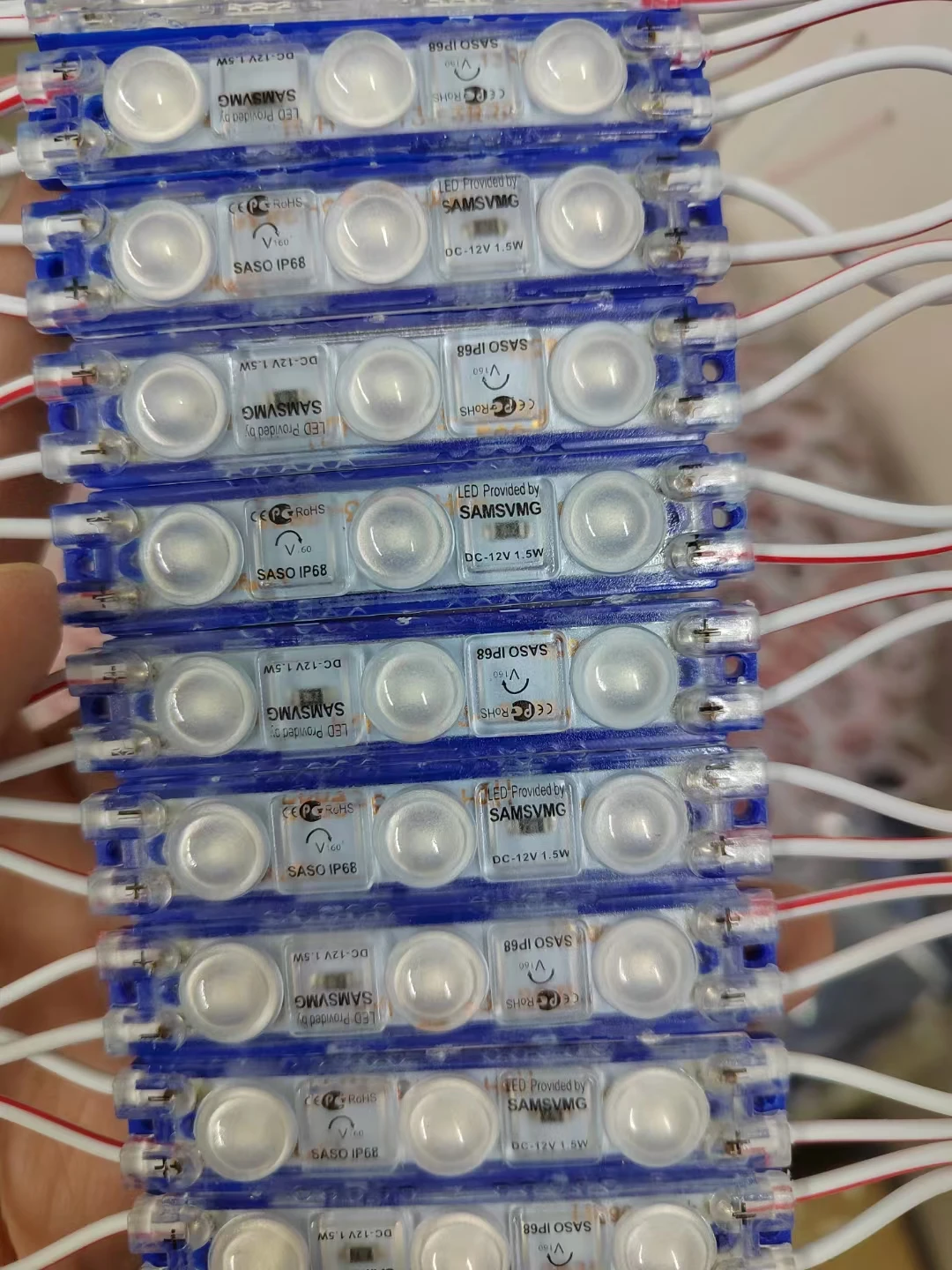 Módulo LED superbrillante de inyección IP68, 100 Uds., 12V con lente ...