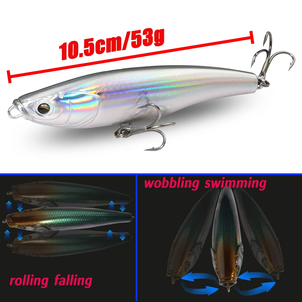 Sinking Pencil Lure 53g 10.5cm Swimbait - Fishing Place
