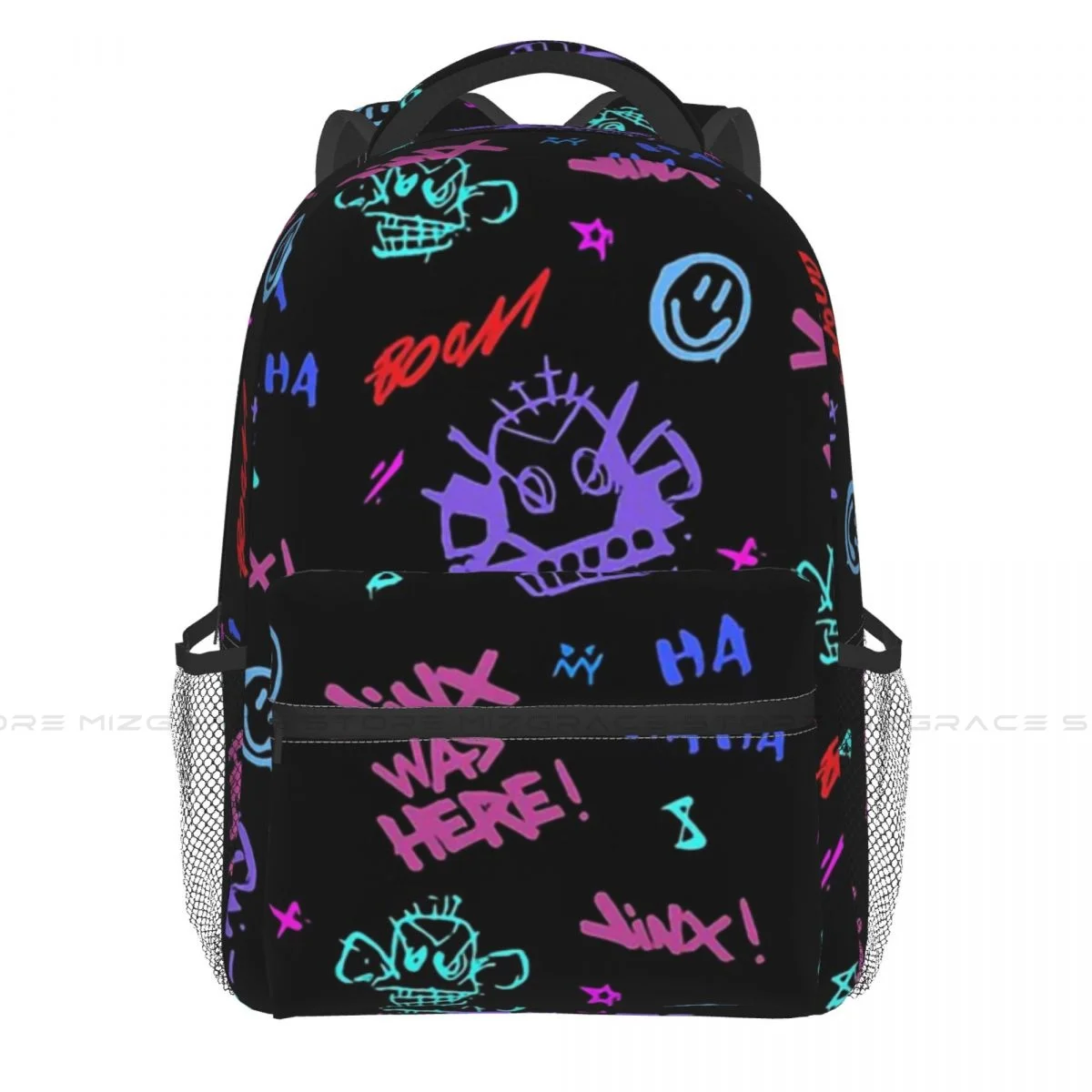 Back-To-School-Monkey-Jinx-Backpack-School-Boy-Girl-Arcane-LOL-Travel ...