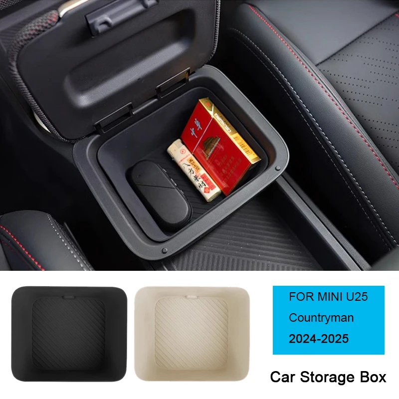 For Mini Electric Countryman U25 2024 2025 Silicone Car Central Armrest ...
