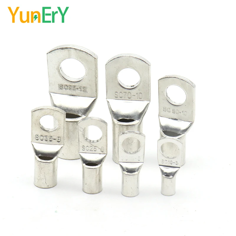 10/25/50PCS SC Type Wire Nose Terminal SC1.5 SC2.5 SC4 SC6 SC8 SC10 ...