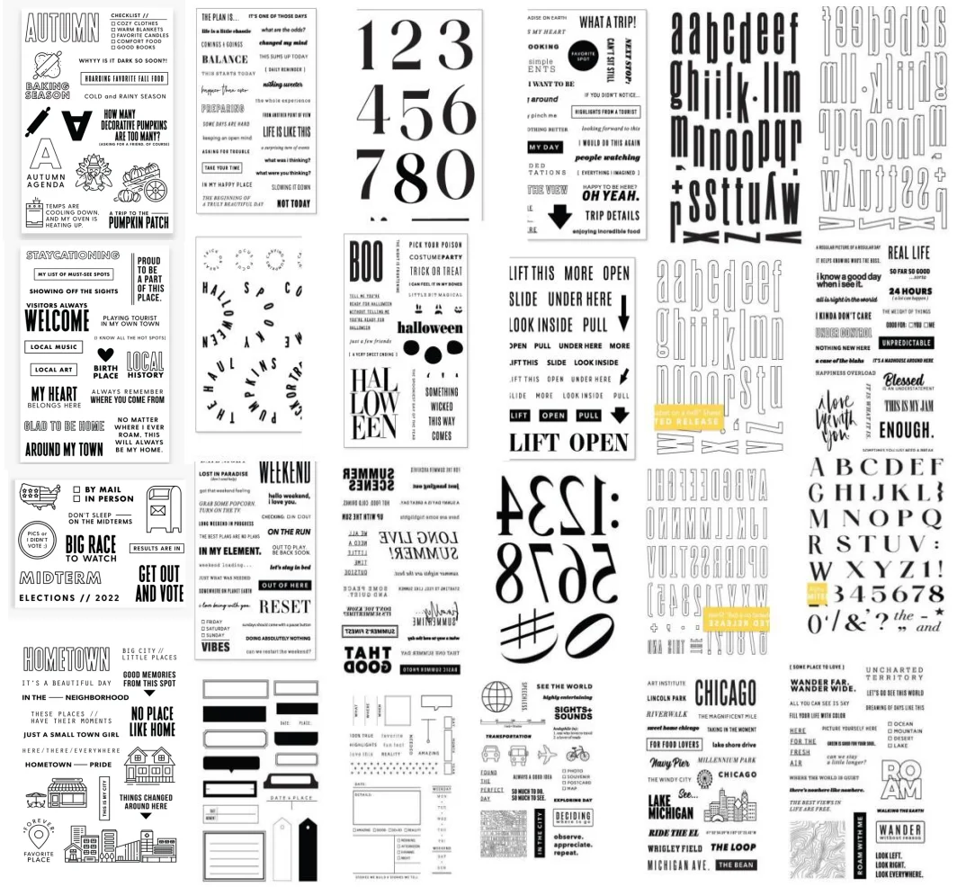 2022new Transparent Clear Silicone Stamp/Seal for DIY scrapbooking ...