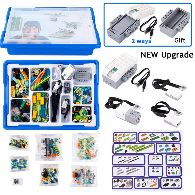 NEW Upgrade 390Pcs The 3rd Generation WeDo STEAM Educational School Robotics Construction WeDo 3 ...