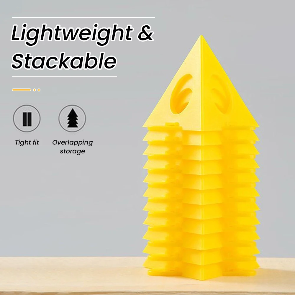 Pyramid-Triangle-Spray-Painted-Wooden-Support-Frame-Foot-Pad-Plastic ...