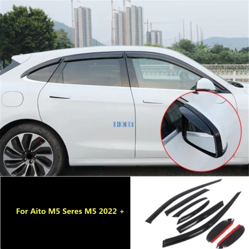 Car Styling Window Visor Sun Rain Screen Shelter Weather Shield Cover ...